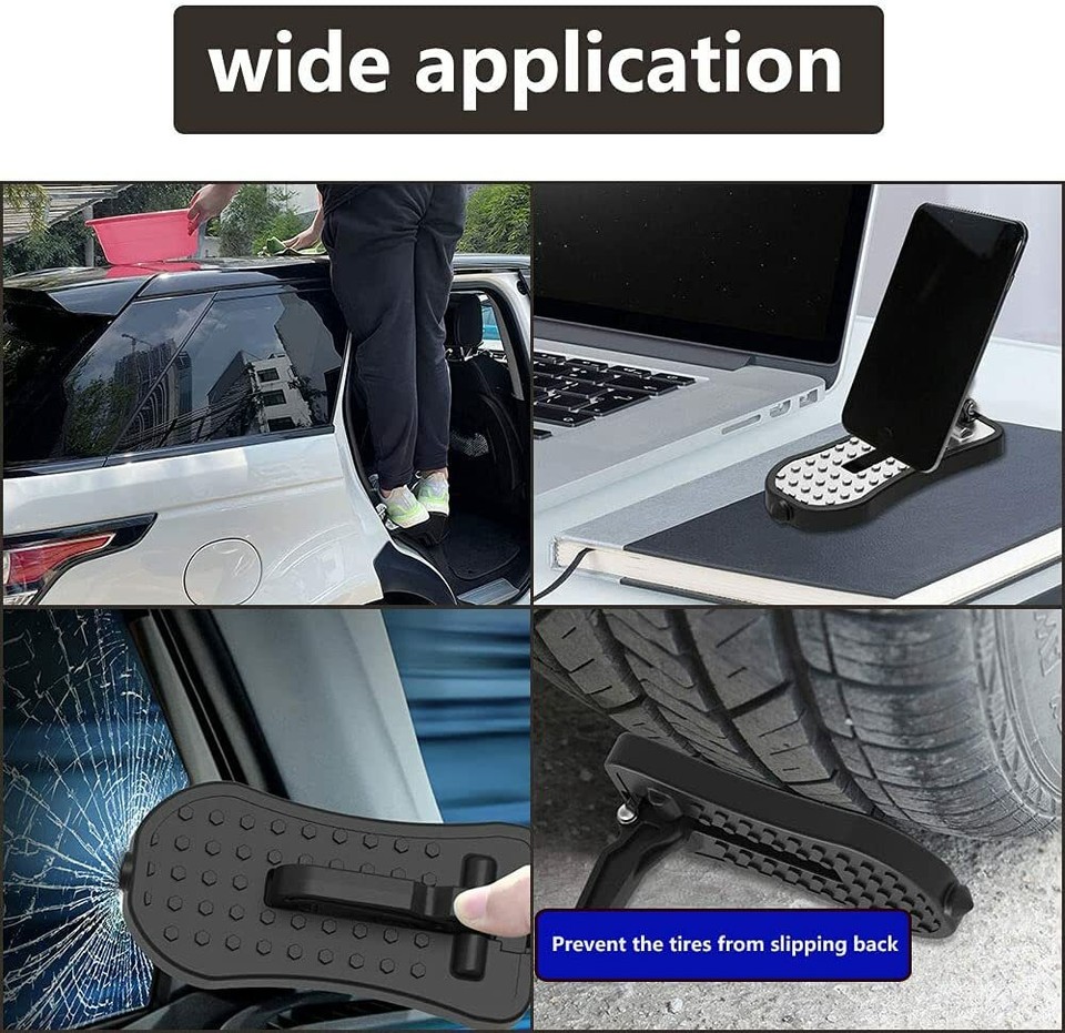 Car Truck Door Latch Folding Mini Foot Pedal-Slip Hook Step Ladder ...