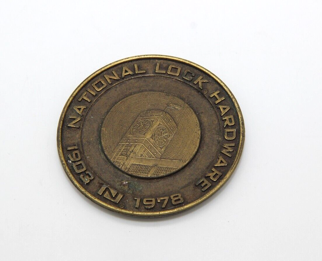 National Lock Hardware 1903-1978 75th Year Anniversary Paperweight | eBay