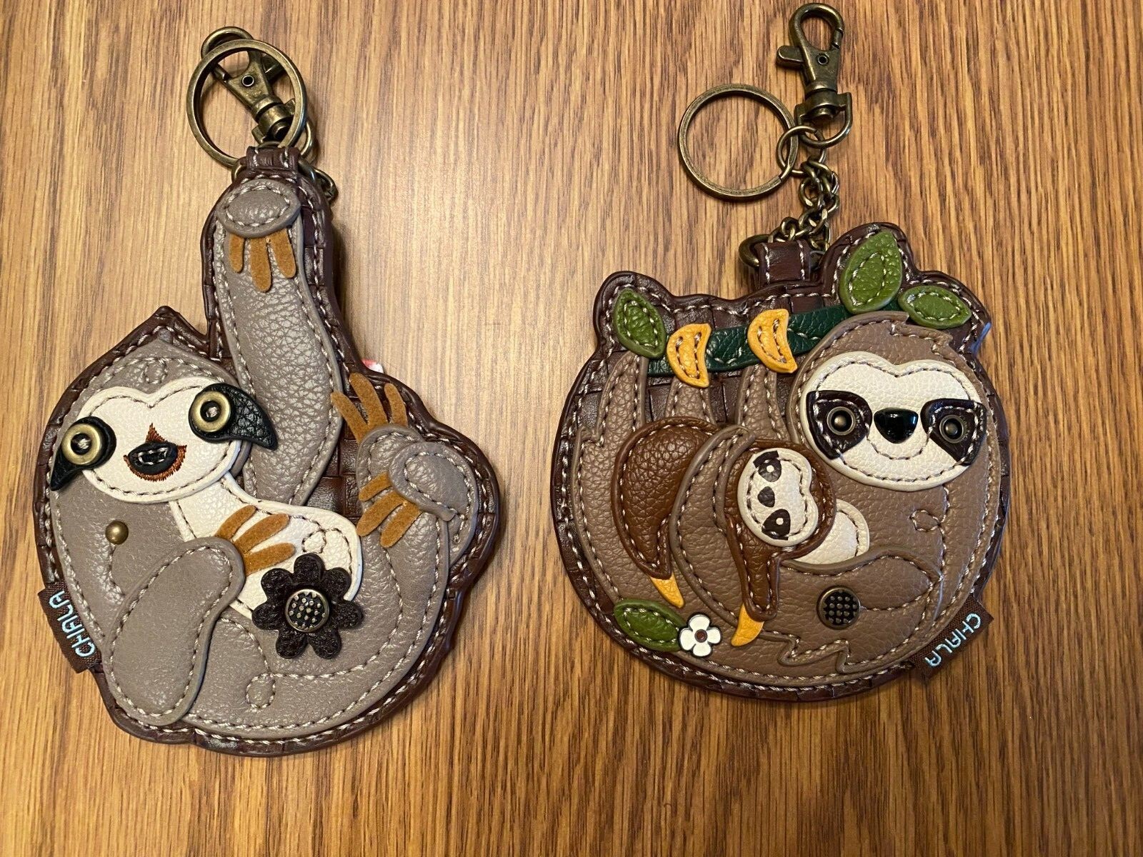 CHALA ANIMAL KEY FOBS - 23 CHOICES! NEW! BLACK BEAR & HORSE & SLOTH ...