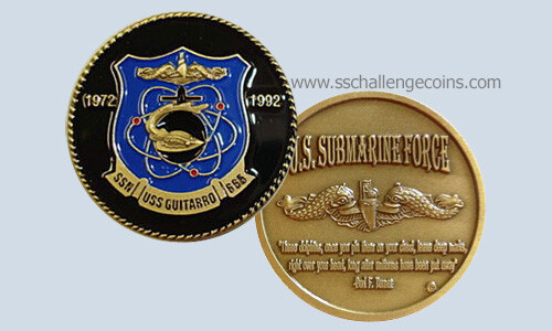 USS Guitarro SSN 665 Submarine Challenge Coin Sub Force | eBay