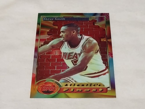 Steve Smith 1993-94 Topps Finest #97 Atlantic's Finest Base Miami Heat ...