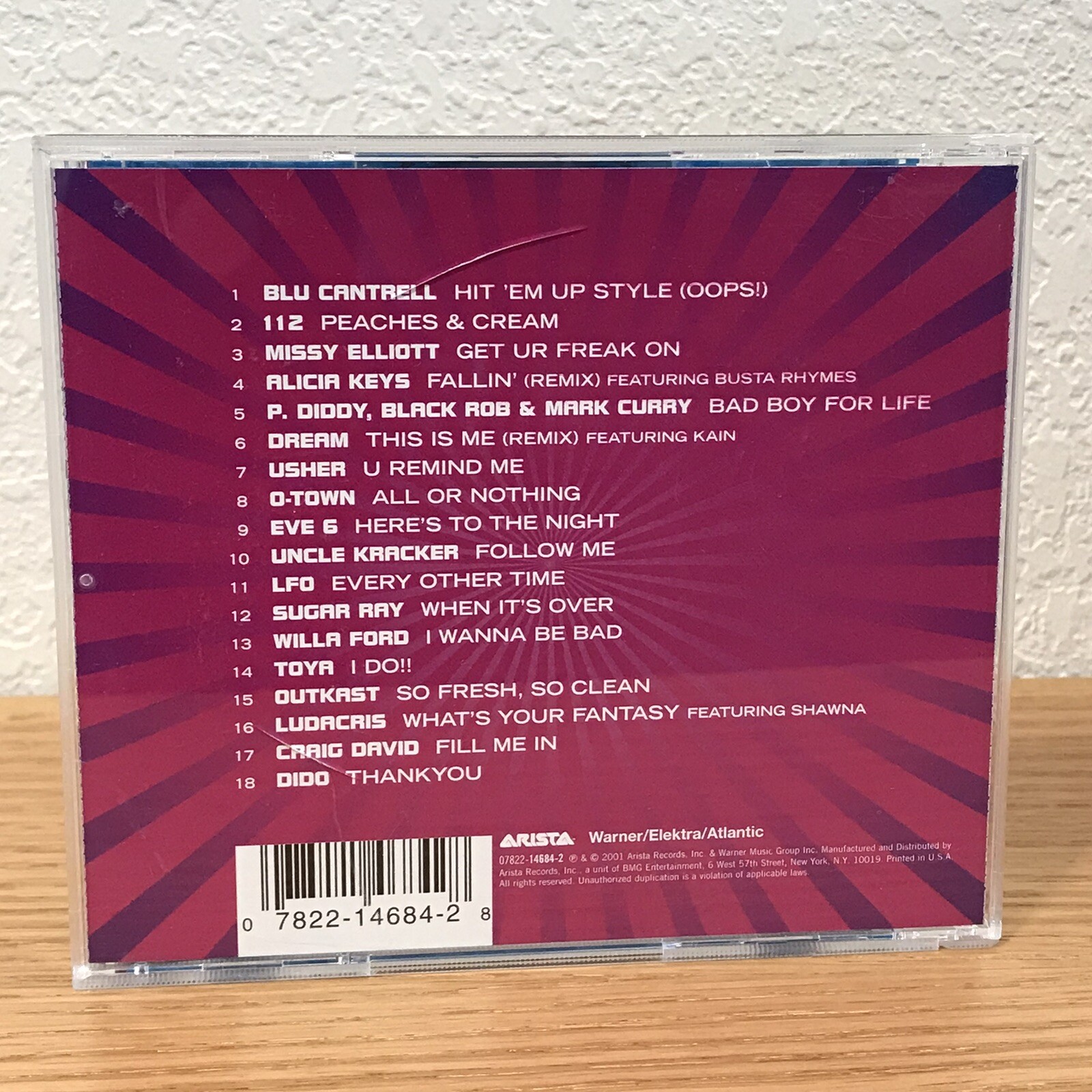 Totally Hits 2001 by Various Artists (CD, 2001, Arista) 14684-2 EUC ...