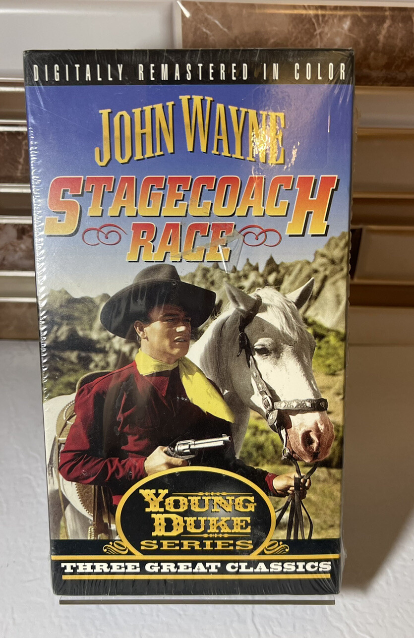 Stagecoach Race Bandits of The Badlands & The Drifter VHS John Wayne ...