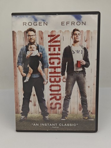 Neighbors (DVD, Widescreen, 2014) Seth Rogan, Zac Efron, Rose Byrne ...