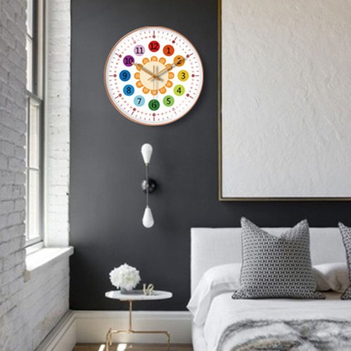 Silent Wall Clock for Teachers Educational Tool Noise Free Easy to ...