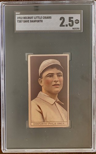 1912 T207 Recruit Little Cigars 606 DAVE DANFORTH Philadelphia ...