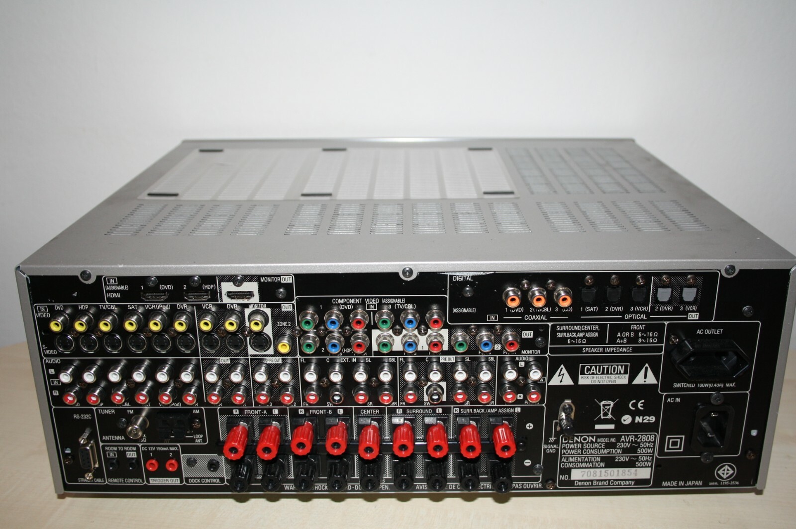 Denon AVR-2808 7.1 140 Watt Empfänger online kaufen | eBay