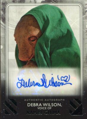 Star Wars Rise Of Skywalker S2 Autograph Card Debra Wilson, voice of ...