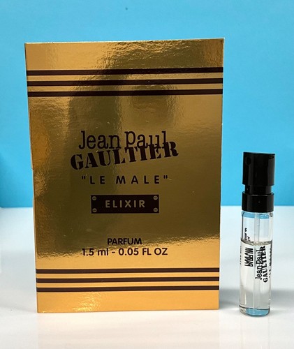 Jean Paul Gaultier "Le Male" Elixir Parfum 1.5ml / 0.05fl oz Sample Spray | eBay