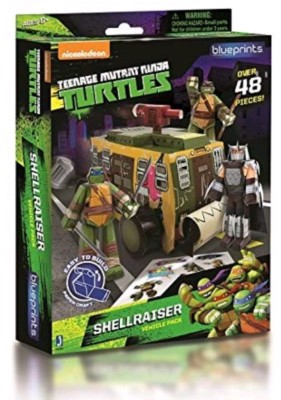 TEENAGE MUTANT NINJA TURTLES PAPERCRAFT - SHELLRAISER VEHICLE PACK - 48 ...