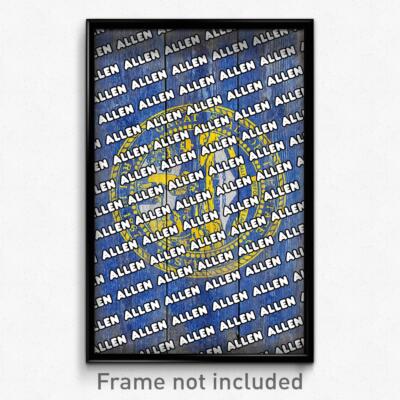 Allen Nebraska Poster (NE City Souvenir 11x17 Town Print) | eBay