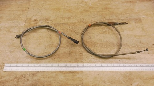 1969 Honda CB350K1 Super Sport H1013-3> speedometer and clutch cable ...