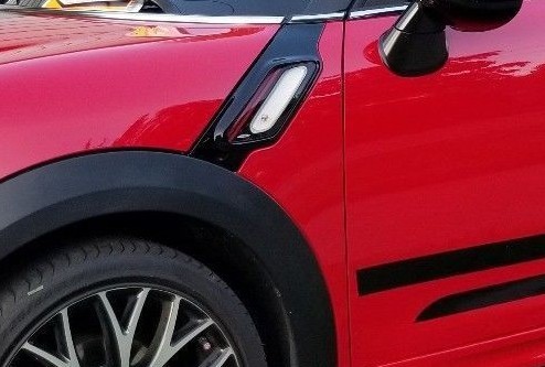 Mini Countryman Paceman R60 R61 JCW Side Vents | Left | Black & Red | 2 ...