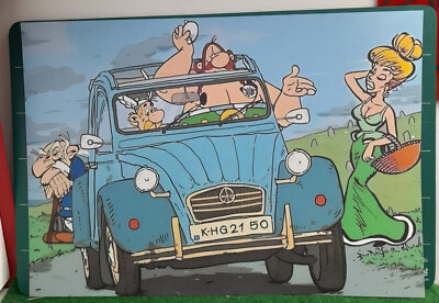 CITROEN 2CV ASTERIX - AFFICHE POSTER | eBay