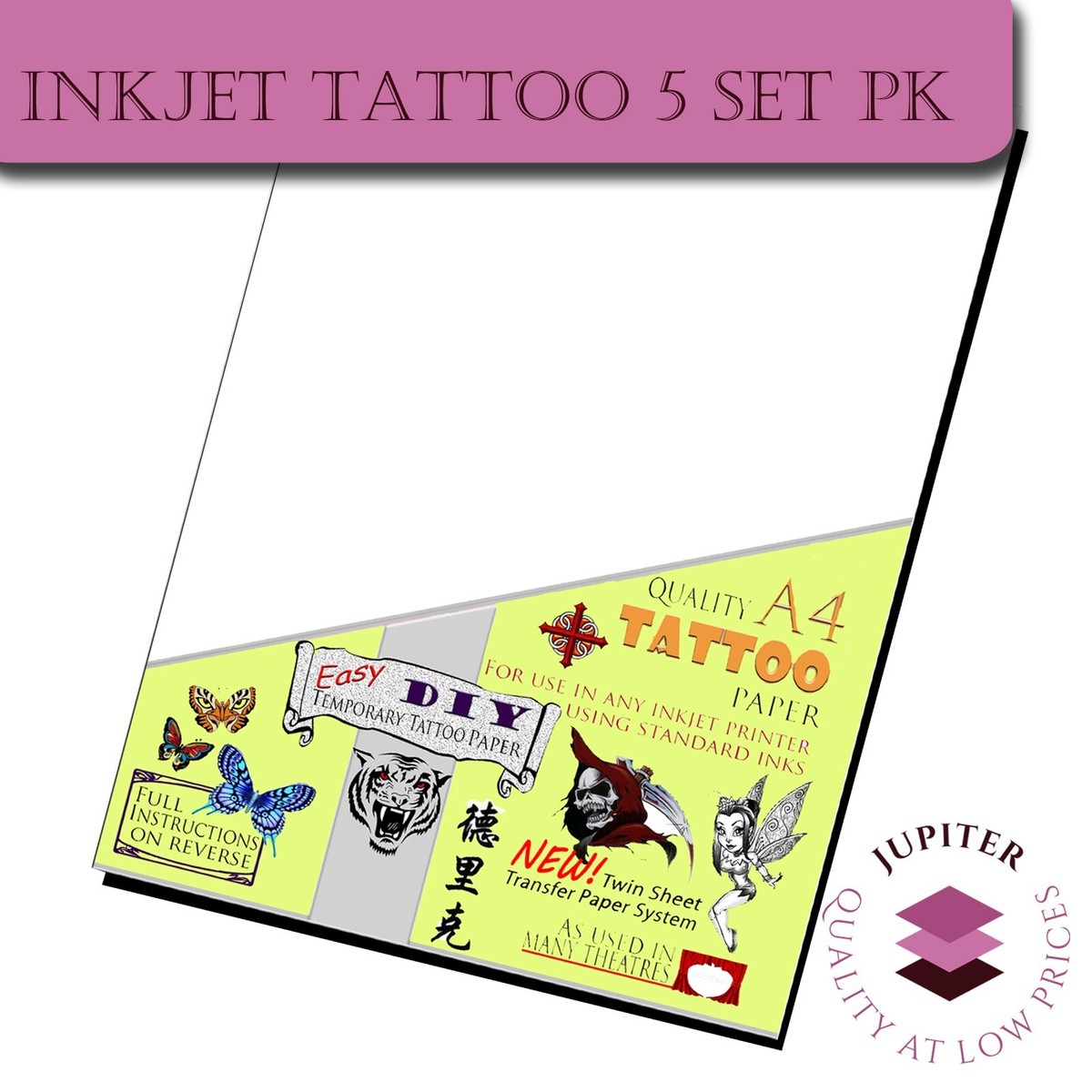 Matte Temporary Tattoos