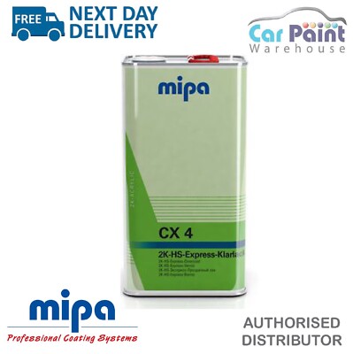 Mipa CX4 Clear 2K Acrylic Klarlac Lacquer HS Express Premium 2k ...