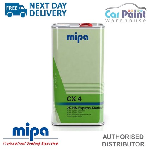 Mipa CX4 Clear 2K Acrylic Klarlac Lacquer HS Express Premium 2k ...