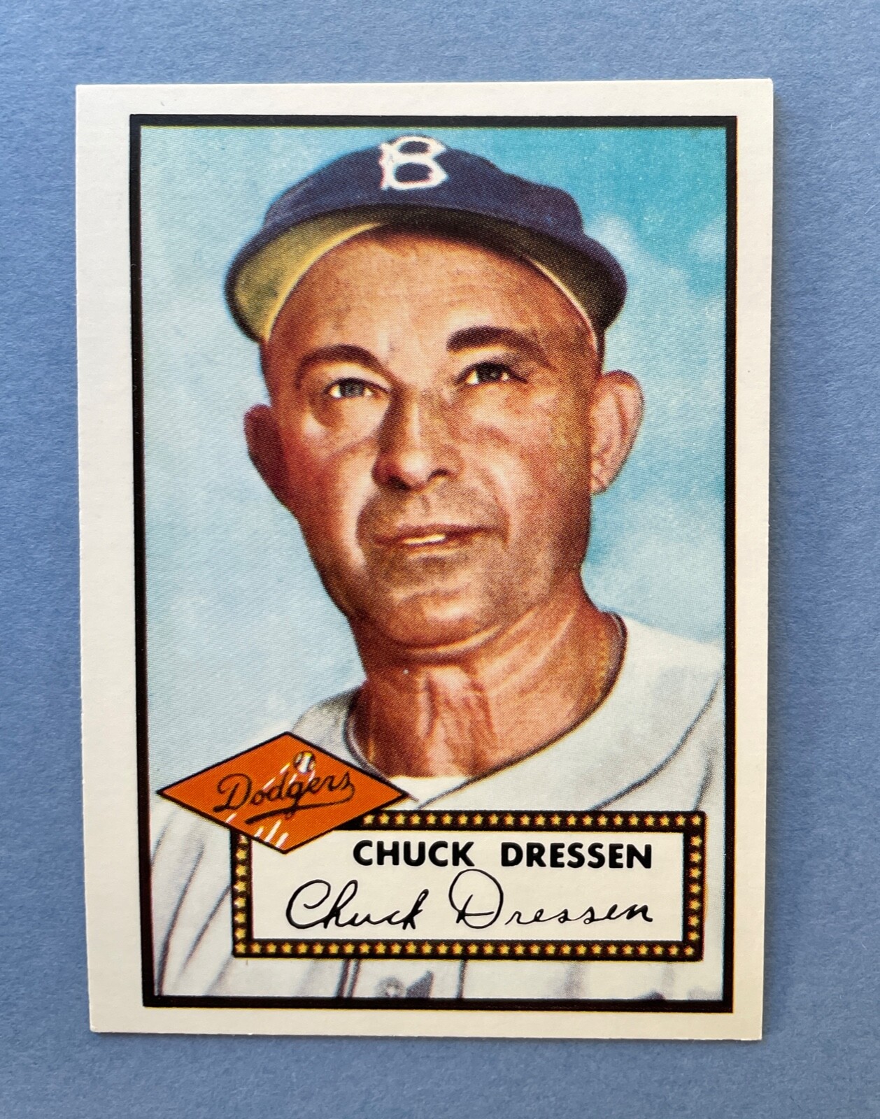 1983 Topps Baseball Chuck Dressen '52 Reprint #377 Brooklyn Dodgers | eBay