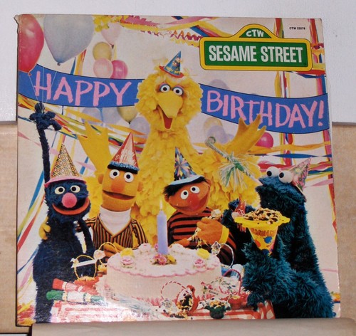 Sesame Street - Happy Birthday! - 1977 Vinyl LP Record Album & Poster ...
