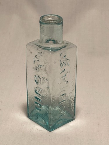 c1840-50s D. Batchelor's Liquid Hair Dye No. 1 aqua open pontil Hair ...