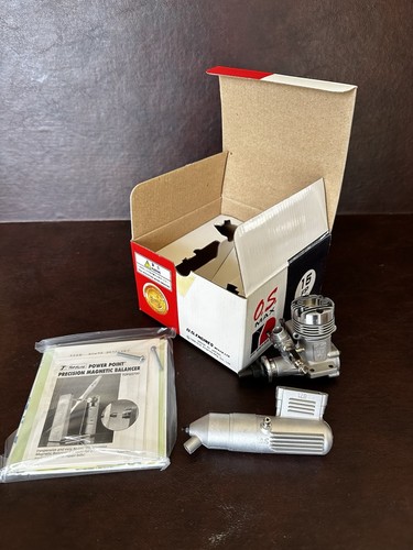OS Max 15FP Nitro Glo 2-Stroke RC Engine with Muffler Brand New In The ...