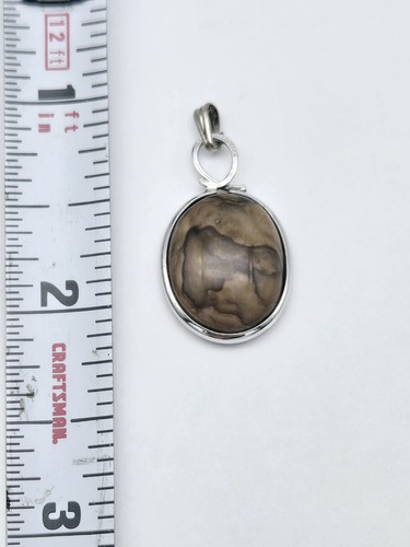 Vintage Sterling Silver Vegetable Ivory Tribal Tagua Nut Drop Pendant ...