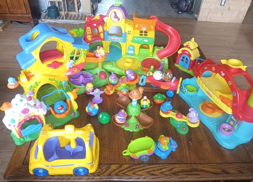 Huge Lot Playskool Weebles Wobble Alot Of Different Items Included. | eBay
