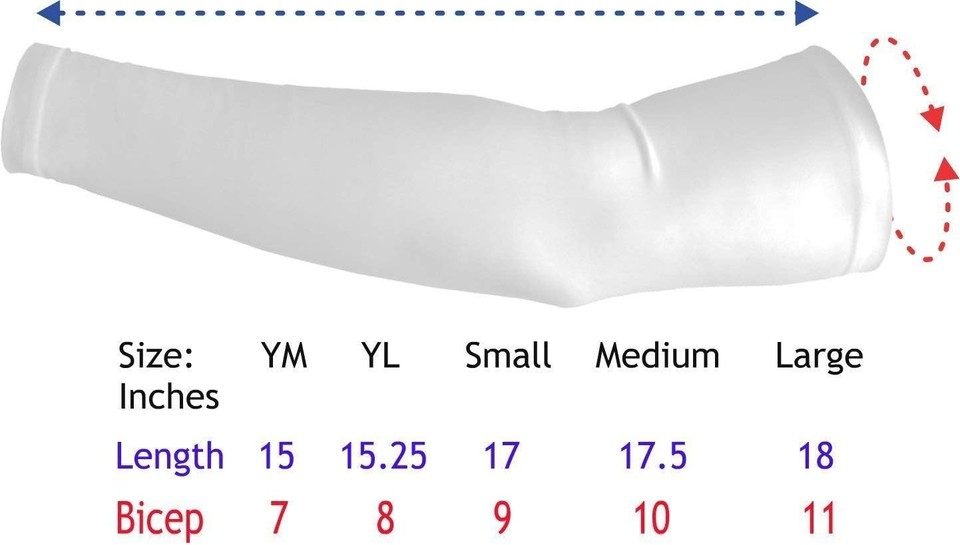 Compression Sports Single Arm Sleeve Baseball Basketball Football ...