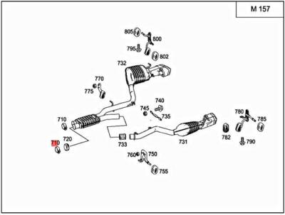 Genuine MERCEDES X222 V251 A197 A205 A207 A217 C190 C197 Clamp ...