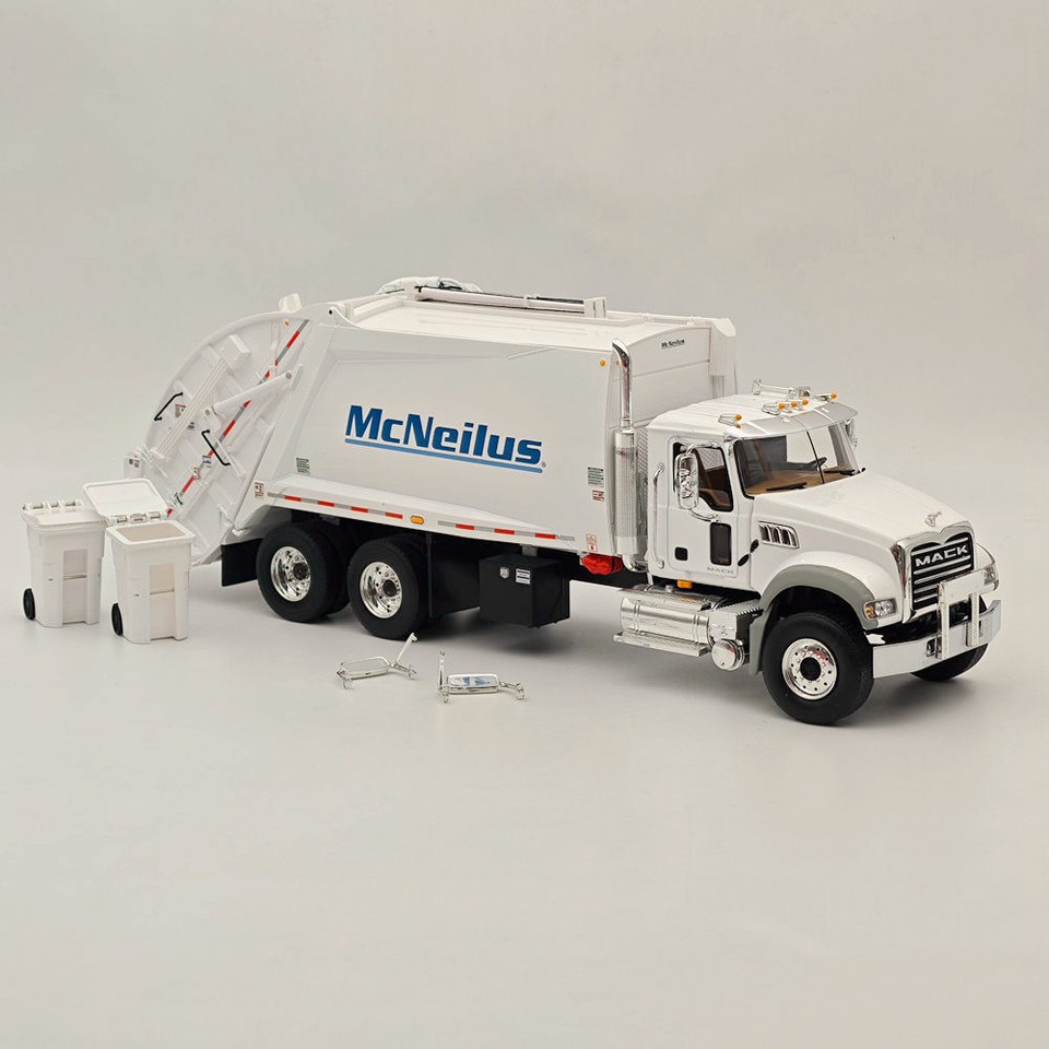 FIRST GEAR 1/34 Granite W/McNeilus Rear Load Refuse Body with Trash ...