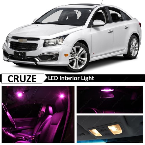 12x Premium Pink LED Lights Interior Package Kit for 2011-2017 Chevy ...
