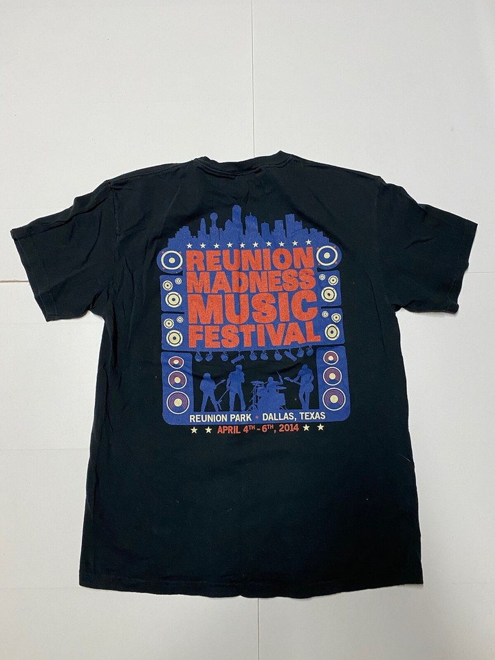 Bruce Springsteen Concert T Shirt High Hopes Tour Mens Large Double ...