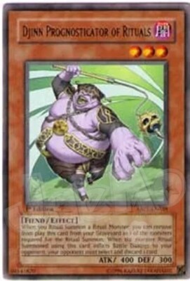 Yugioh - Djinn Prognosticator of Rituals - Rare NM - Free Holographic ...
