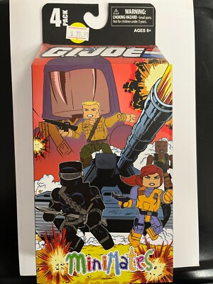 GI JOE SNAK EYES COBRA COMMANDER STORMSHADOW SCARLETT MINIMATES FIGURE ...