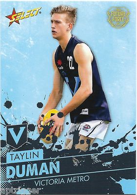 2016 Future Force Base Card (71) Taylin DUMAN Victoria Metro | eBay