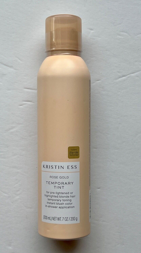 KRISTIN ESS Hair Rose Gold Temporary Tint Pastel Pink Color In Shower ...