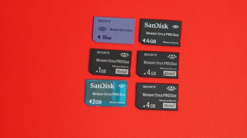 Bundle Lot Memory Stick Pro Duo for PSP Accessories/Camera Memory 6pcs ...