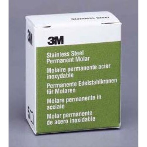 3M ESPE #3 UPPER LEFT MOLAR STAINLESS STEEL CROWN FORM - BOX OF 5 ...