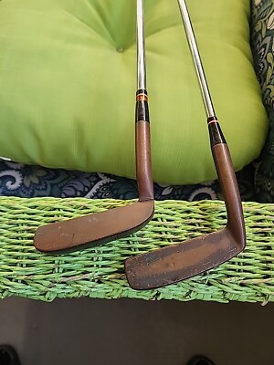 2-Vintage Magic Touch Brass Headed Putters Original GolfPride Grips ...