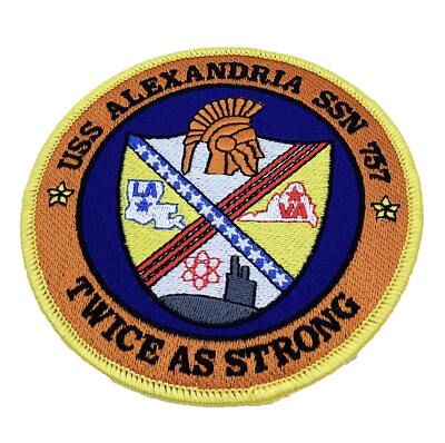 USS Alexandria SSN-757 Patch – Plastic Backing | eBay