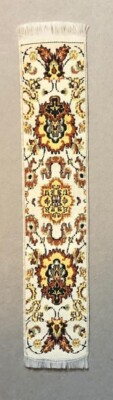 Beautiful Persian Rug Style Bookmark: Woven Carpet Bookmark | eBay