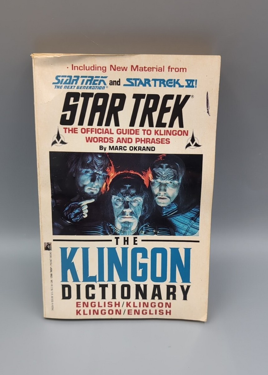 Klingon Dictionary Amazon.com: The Klingon Dictionary (Star Trek):