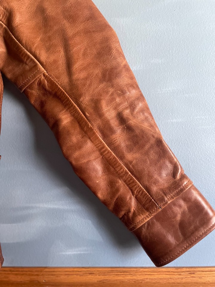 Custom Aero Leather Clothing Hooch Hauler Chromexcel Horsehide Leather ...