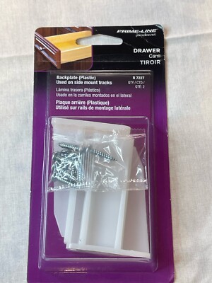 Prime-Line R 7227 Rear Drawer Track Socket, Nylon, White | eBay