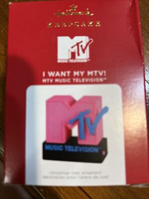 Hallmark 2021 MTV Music Television I Want My MTV! Ornament w/ Light ...