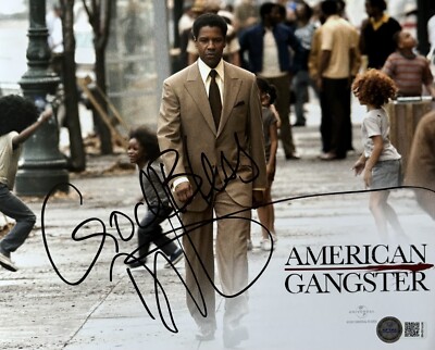 Denzel Washington Signed 10x8 Photo AFTAL Authentication 00v3X1nUK | eBay