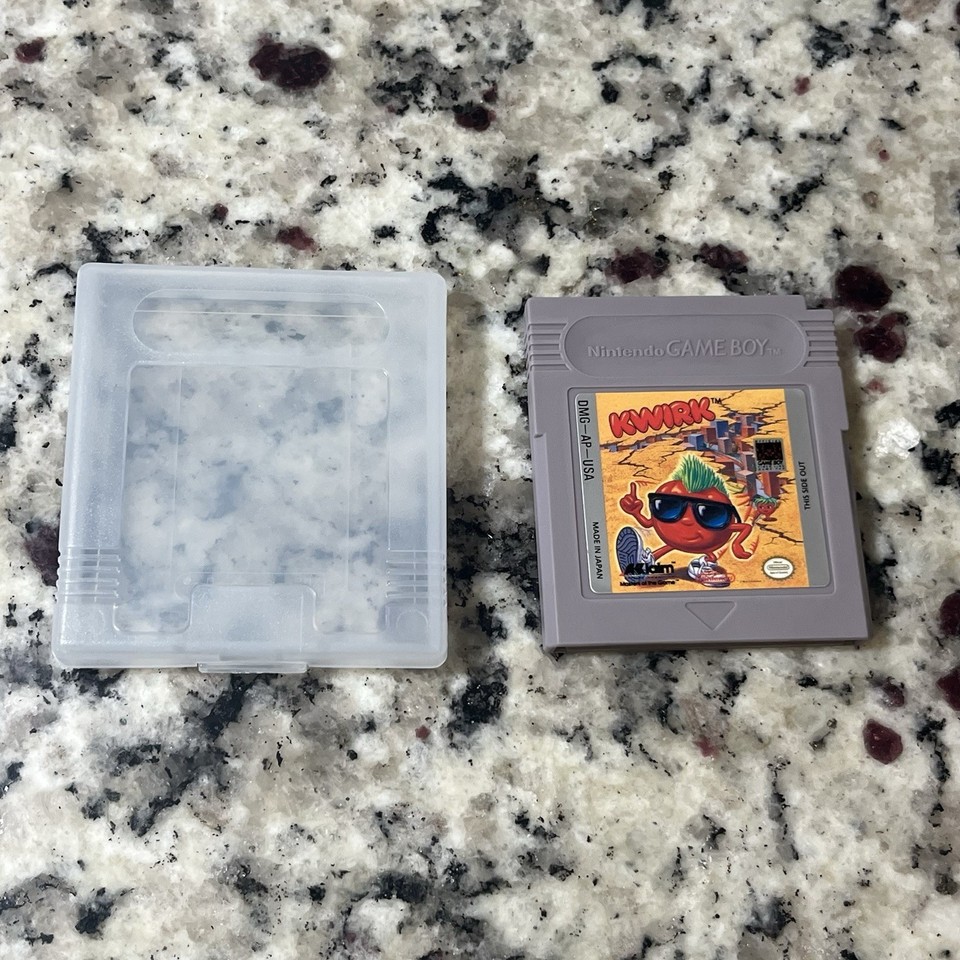 Kwirk (Nintendo Game Boy, 1990) Authentic Cartridge - Tested & Working ...