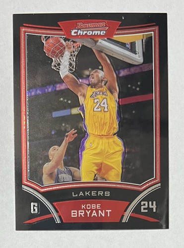 KOBE BRYANT 2008-09 Topps Bowman Chrome Card #24 | eBay
