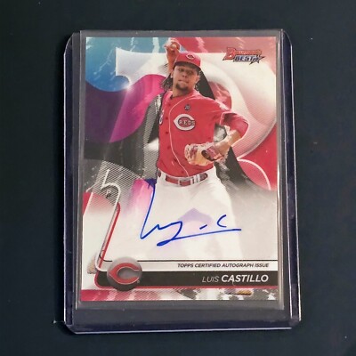 2020 Topps Bowman's Best Autograph LUIS CASTILLO #B20-LC - Cincinnati ...