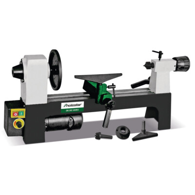 Holzstar DB305 Vario Wood Lathe - 305mm x 200mm Cast Iron 250W | eBay UK